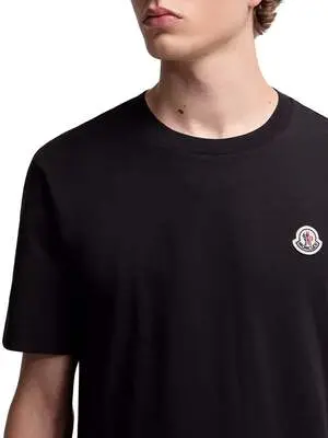 Moncler Cotton T-shirt With Logo Patch