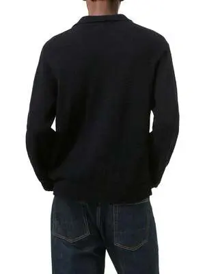 Our Legacy Evening Alpaca Polo - Black