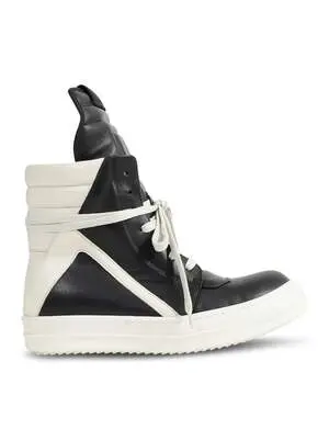 Rick Owens Geobasket High-top Leather Sneakers - Multicolor