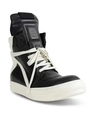 Rick Owens Geobasket High-top Leather Sneakers - Multicolor