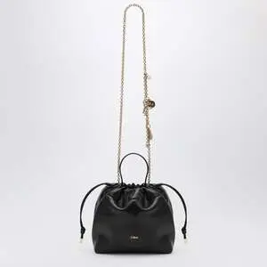 Chloé CHLOE Small Icons Shoulder Bag With Chain In Lambskin Blue