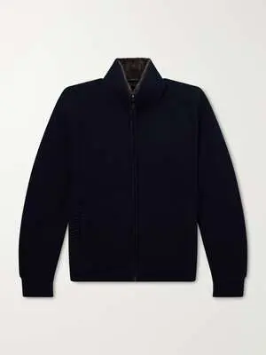 Herno Wool Zip-up Cardigan