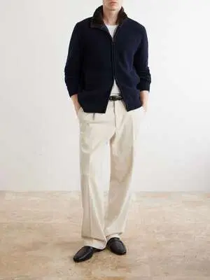 Herno Wool Zip-up Cardigan