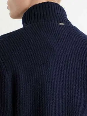 Herno Wool Zip-up Cardigan