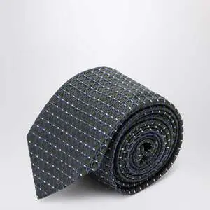 FERRAGAMO Silk Printed Neck Tie - Multicolor