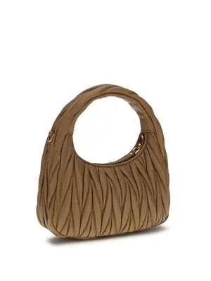 Miu Miu Wandler Hobo Handbag - Cream