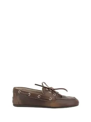 Miu Miu Loafer Shoes - Brown