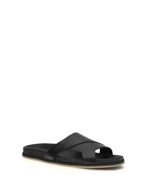 Santoni Leather Slippers