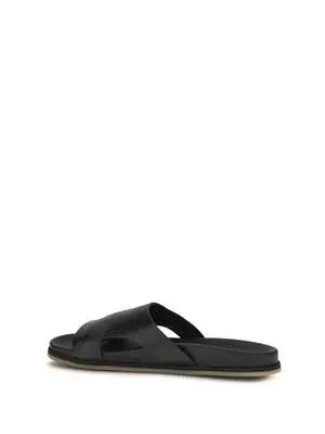 Santoni Leather Slippers