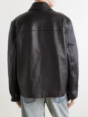 Paul Smith Leather Zip-up Jacket