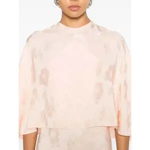FORTE_FORTE Light Floral Patterned Maxi Dress - Pink
