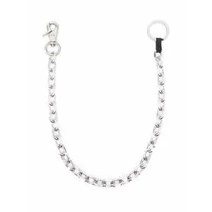 Our Legacy Tone Chain With Keyring And Lobster Clasp - Silver