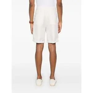 Brunello Cucinelli Chino Shorts With Pleat Detailing - White