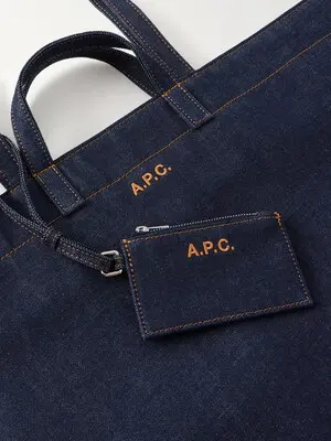 A.p.c. Le Drummer' Denim Tote Bag