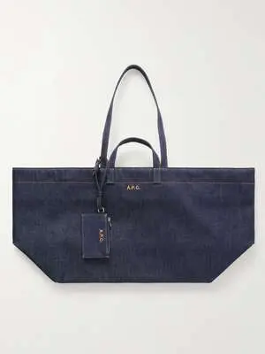 A.p.c. Le Drummer Denim Tote Bag