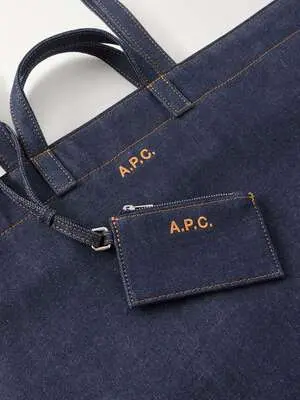 A.p.c. Le Drummer Denim Tote Bag