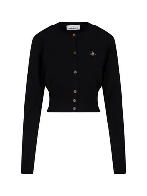 VIVIENNE WESTWOOD Cardigan "bea Cropped - Black