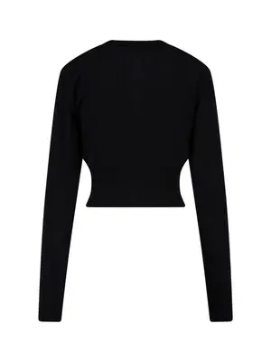 VIVIENNE WESTWOOD Cardigan "bea Cropped - Black
