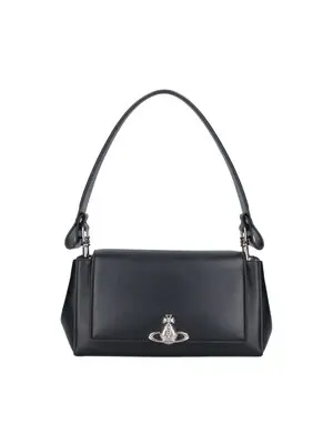 VIVIENNE WESTWOOD Medium Shoulder Bag "hazel - Black