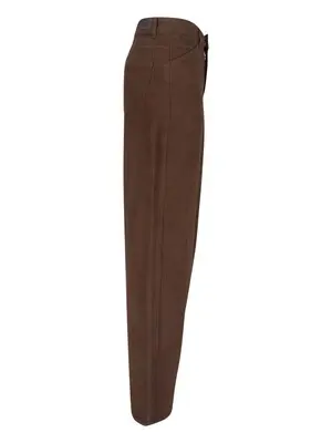 LEMAIRE Cotton Wide Rounded Leg Pants