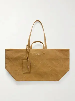 A.p.c. Le Drummer Denim Tote Bag - Neutrals