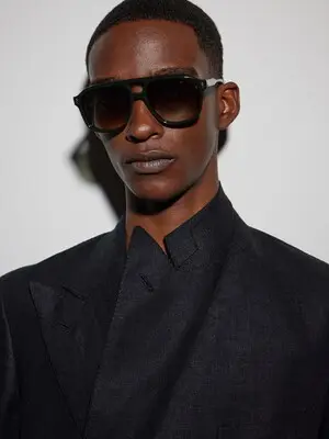 JACQUES MARIE MAGE Leonard Aviator Sunglasses