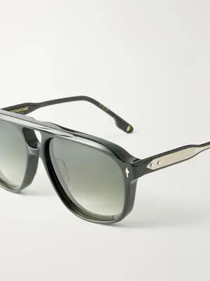 JACQUES MARIE MAGE Leonard Aviator Sunglasses