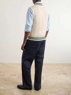 DRAKE'S Cricket Knitted Vest