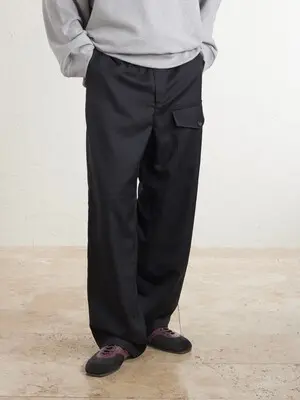 Dries Van Noten Leather-trimmed Suede Sneakers