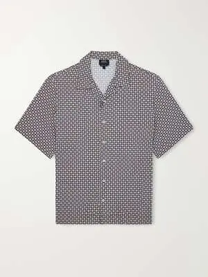 A.p.c. Bennet Printed Crepe De Chine Shirt