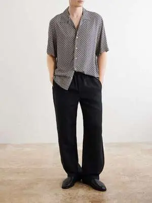 A.p.c. Bennet Printed Crepe De Chine Shirt
