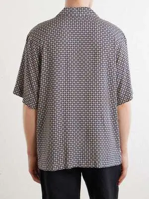 A.p.c. Bennet Printed Crepe De Chine Shirt