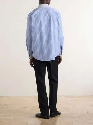 Saint Laurent Striped Cotton-poplin Shirt