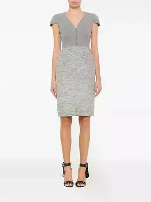 Alexander McQueen Cap-sleeve Pencil Dress