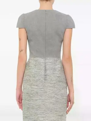 Alexander McQueen Cap-sleeve Pencil Dress