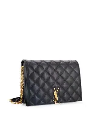 Saint Laurent Becky Quilted Leather Small Shoulder Bag