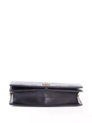 Gucci Crystal Cat Wallet On Chain Guccissima Leather Crossbody Bag