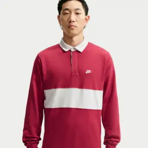 Nike Club Long-sleeve Rugby Top - Red
