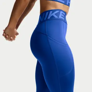 Nike Pro Sculpt High-waisted 7/8 Leggings With Pockets - Blue