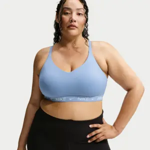 Nike Indy Light Support Padded Adjustable Sports Bra - Blue