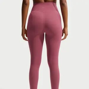 Nike Zenvy High-waisted 7/8 Leggings With No Front Seam - Red