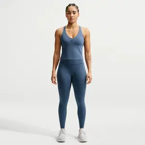 Nike Universa High-waisted 7/8 Leggings With No Front Seam - Blue
