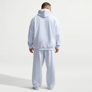 Nike Solo Swoosh Fleece Open-hem Pants - Grey