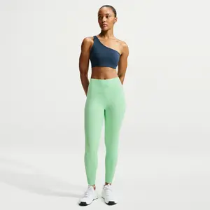 Nike Zenvy High-waisted 7/8 Leggings With No Front Seam - Green