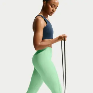 Nike Zenvy High-waisted 7/8 Leggings With No Front Seam - Green