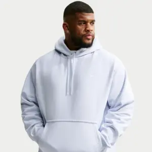 Nike Solo Swoosh Pullover Hoodie - Grey