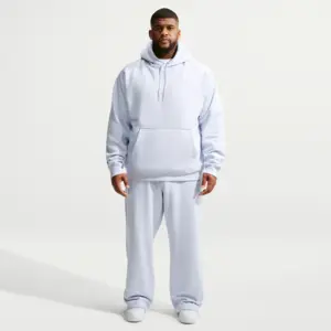 Nike Solo Swoosh Pullover Hoodie - Grey