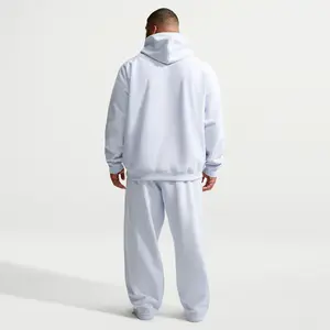 Nike Solo Swoosh Pullover Hoodie - Grey