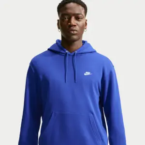 Nike Club Pullover Fleece Hoodie - Blue