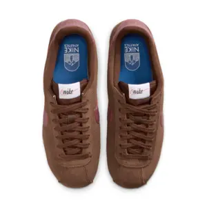 Nike Cortez Leather Athletic Shoes - Brown